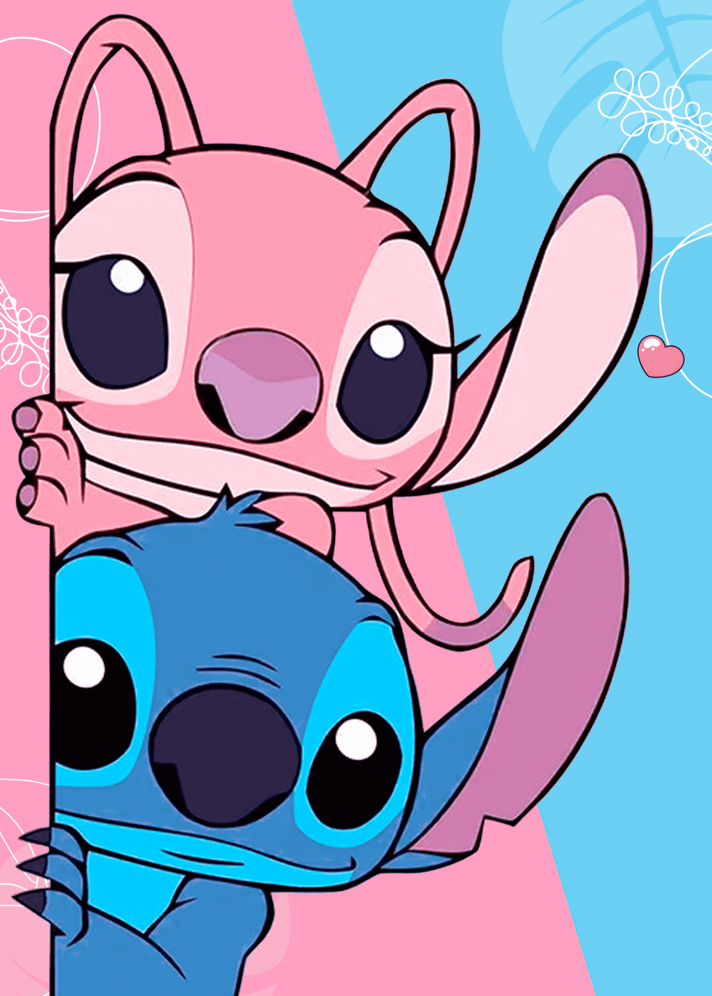 Contra Capa Planner Stitch e Angel - Fazendo a Nossa Festa